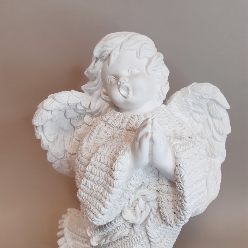 Ángel de escayola Angel rezando 24 cm | Topaz