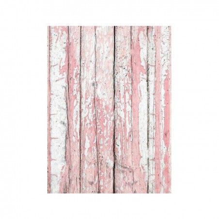 Papel de arroz Cadence 30x41 cm Listones de madera rosas |TOPAZ